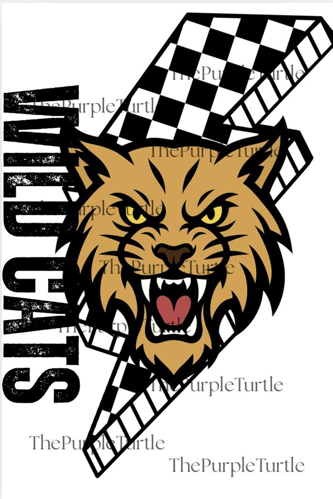Fierce Wild Cat Mascot PNG: School Spirit Design (digital Download) - Etsy