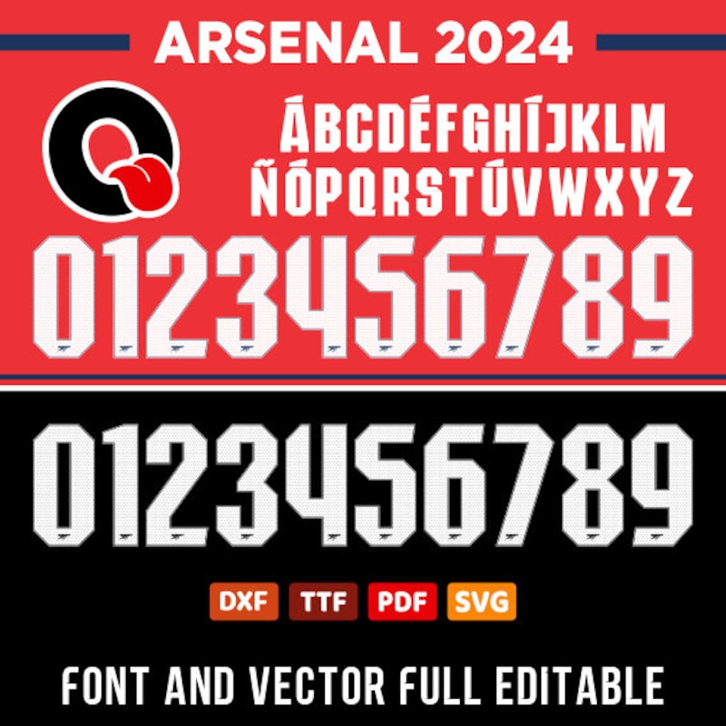 Premier League Font - Etsy
