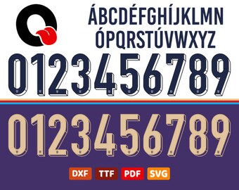 Chelsea UCL Font Jersey Vector 2024 Pdf, Svg, Ttf - Etsy