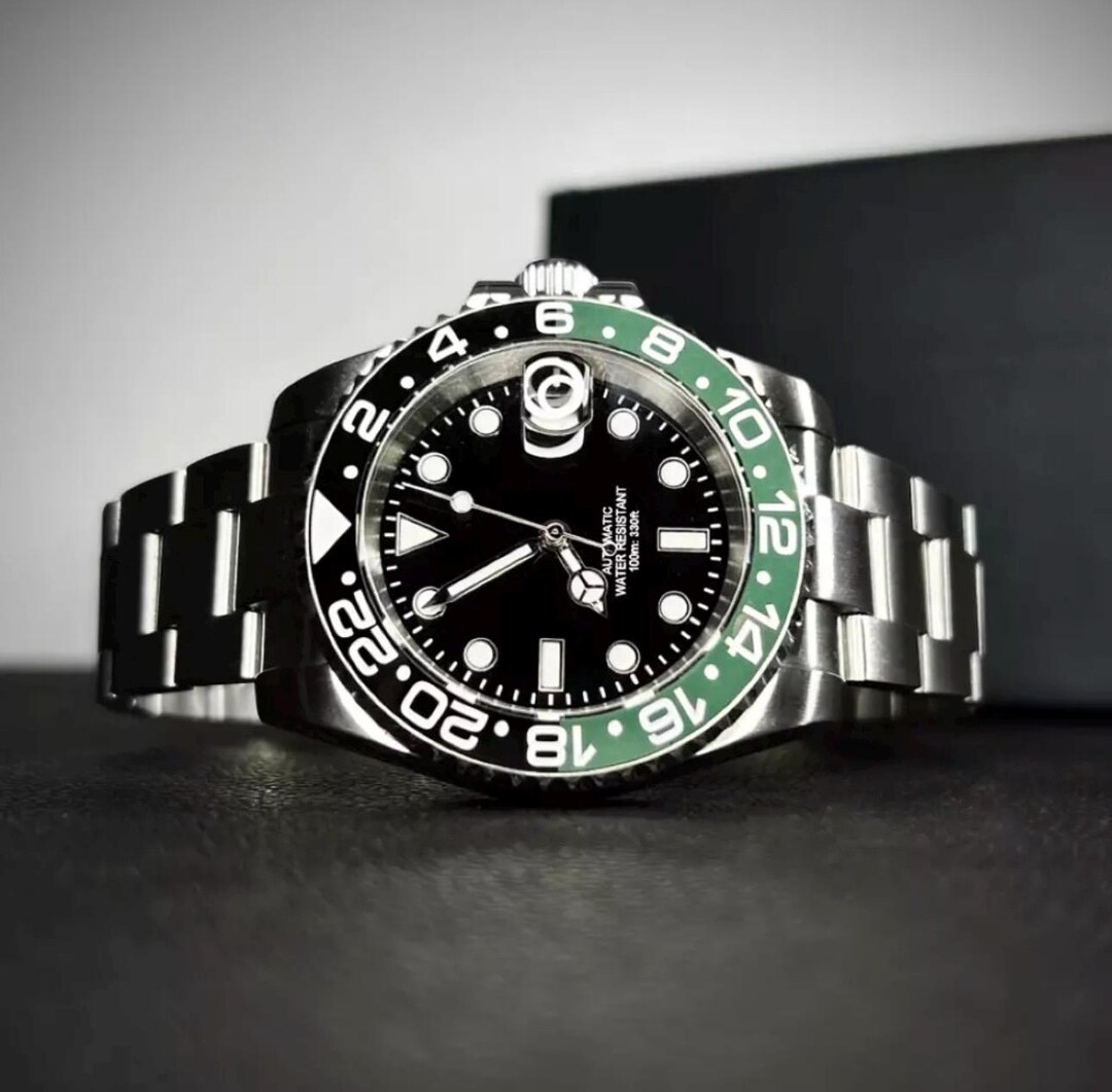Custom 40mm Sub sprite Diver Mod Watch No Logo NH35 Automatic - Etsy