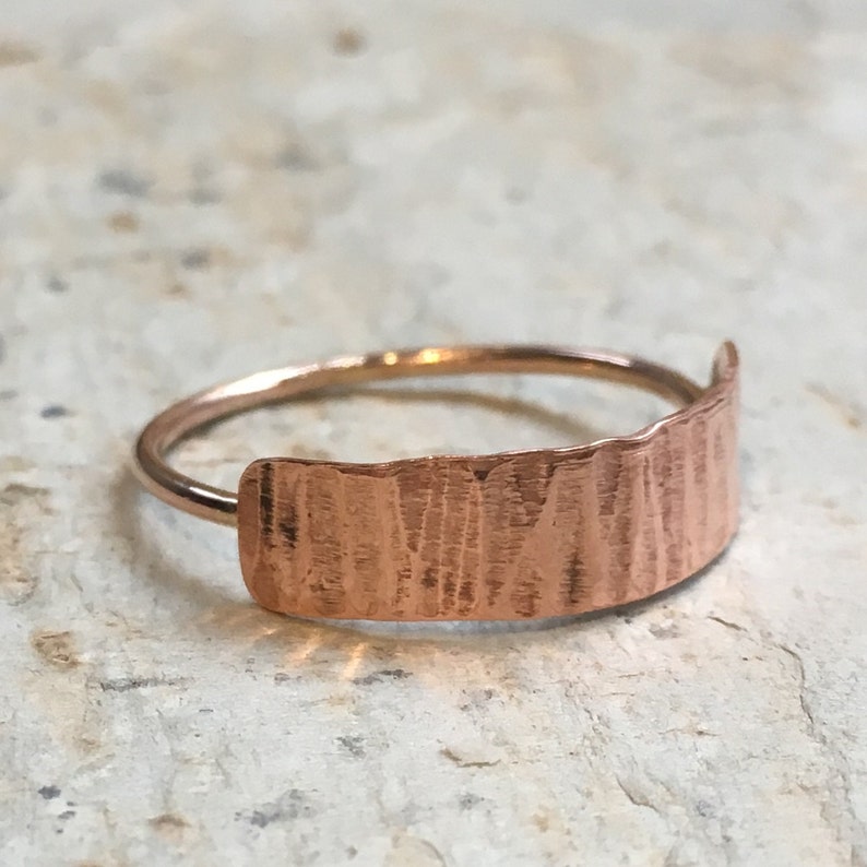 Skinny Yellow Gold Ring Minimal Ring Stackable Ring - Etsy