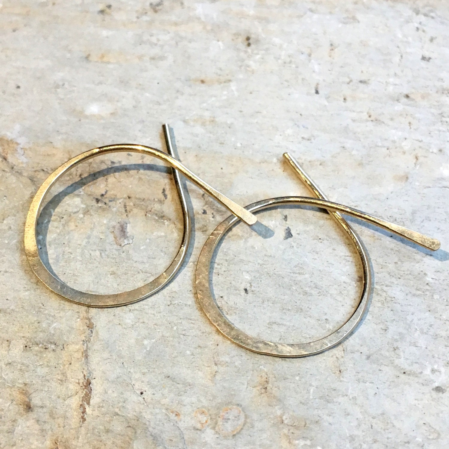 Ohrringe Loop Ohrringe Schlichte Ohrringe Gold Hoops Loop - Etsy.de
