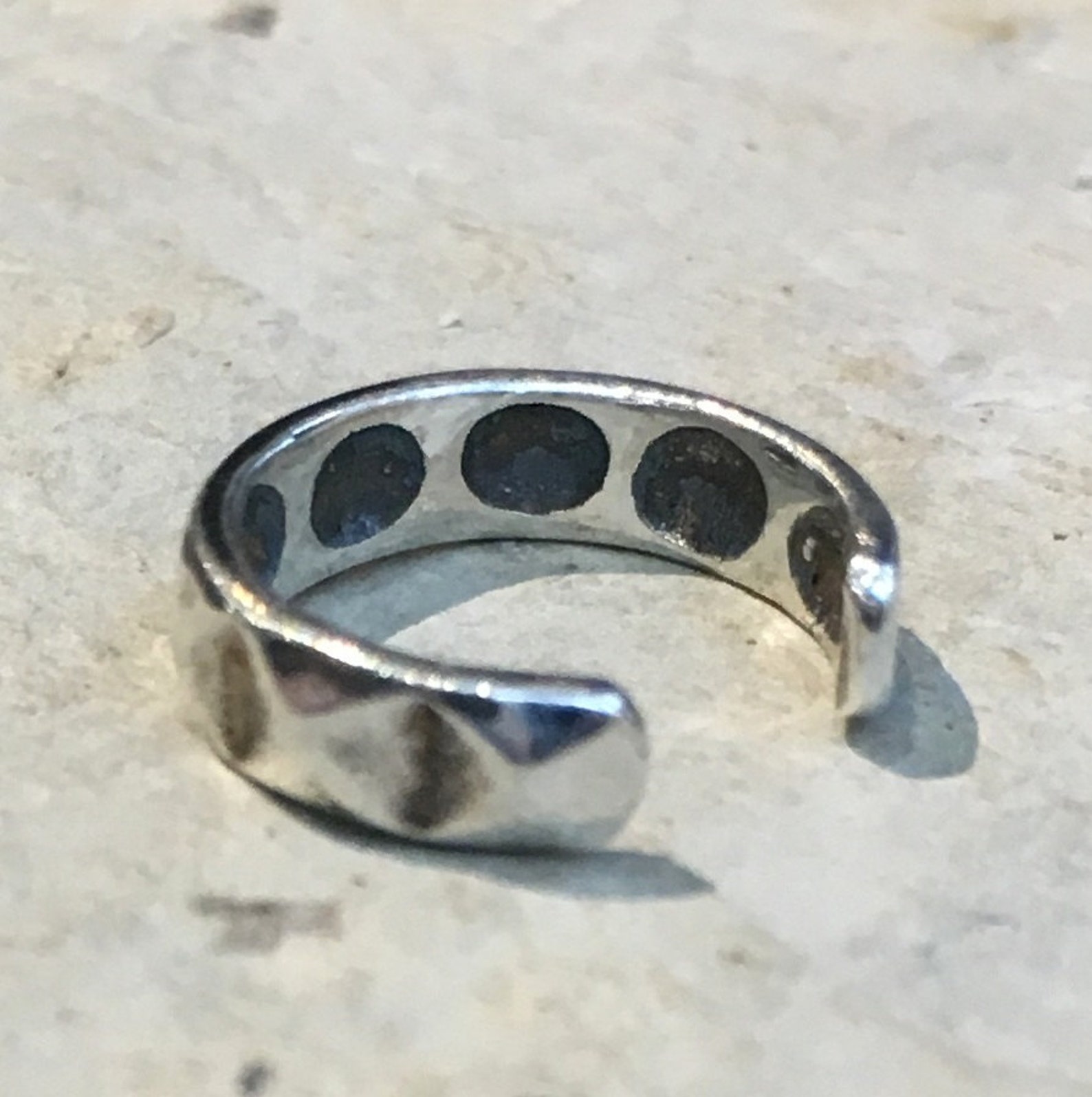 Fake Conch Piercing Sterling Silver Ear Cuff Fake Ear | Etsy