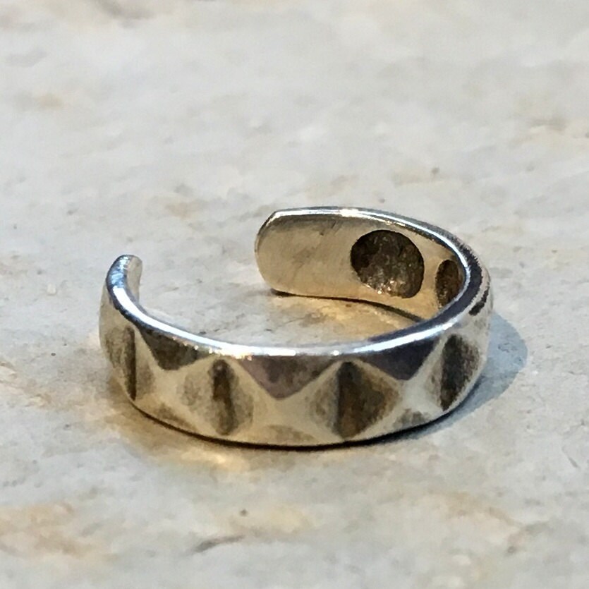 Fake Conch Piercing Sterling Silver Ear Cuff Fake Ear | Etsy