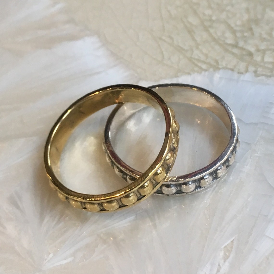 Minimal Ring Dotted Silver Ring Stacking Ring Skinny Ring - Etsy