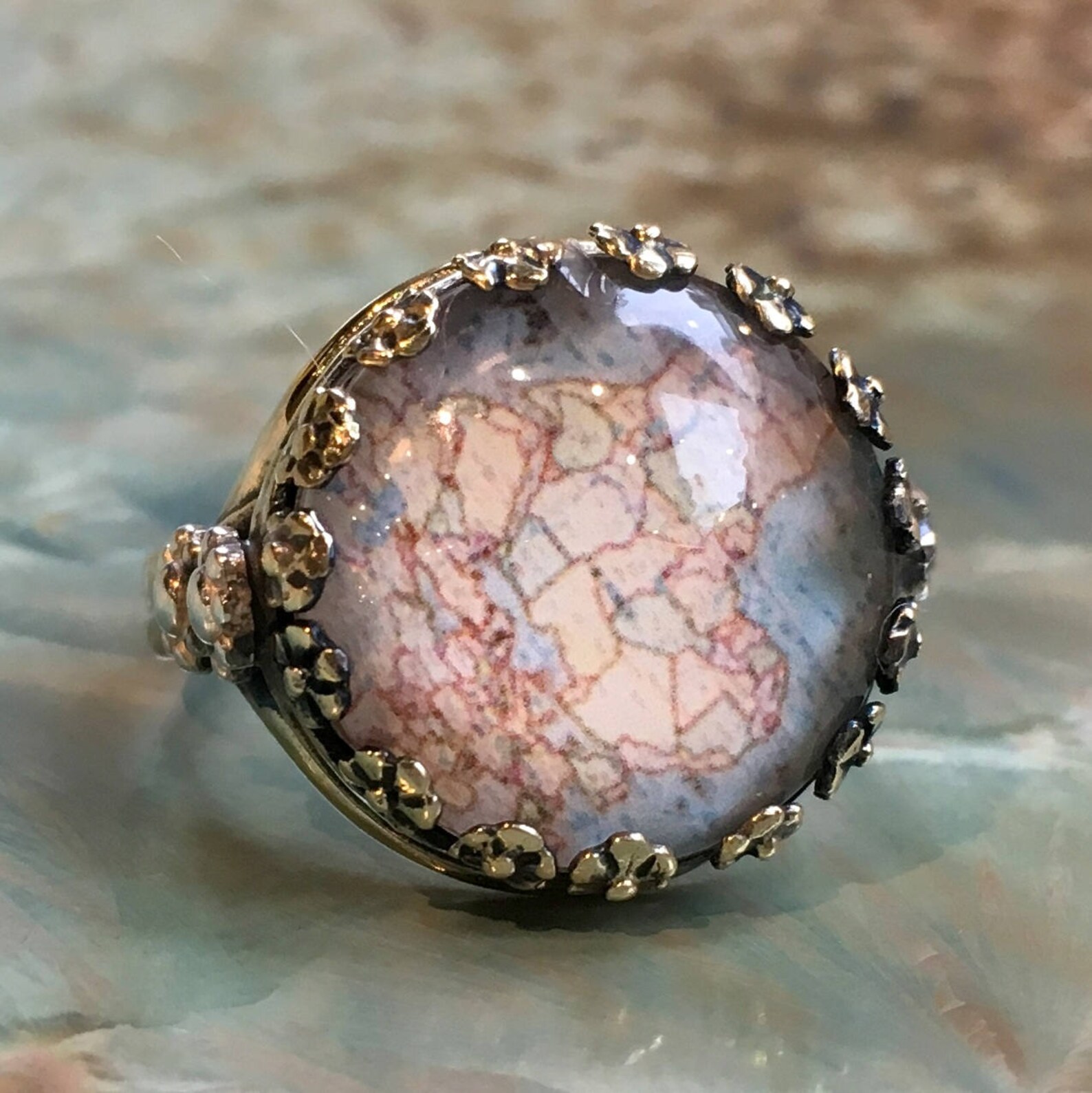 Map Ring Silver Antique Map Ring World Map Ring Atlas Ring - Etsy