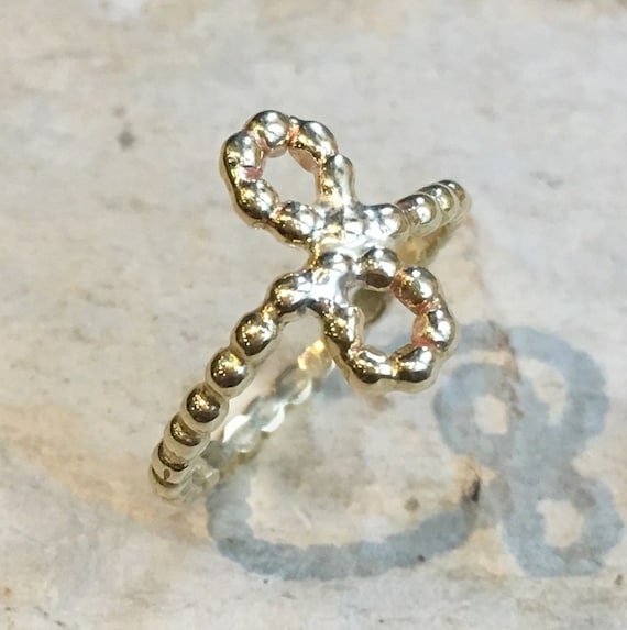 Gold Infinity Ring midi ring Infinity ring Friendship ring | Etsy