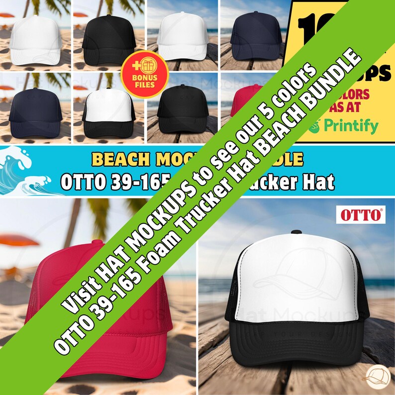 OTTO 39-165 TRUCKER HAT Size Color Chart Otto Foam Trucker Hat Features ...