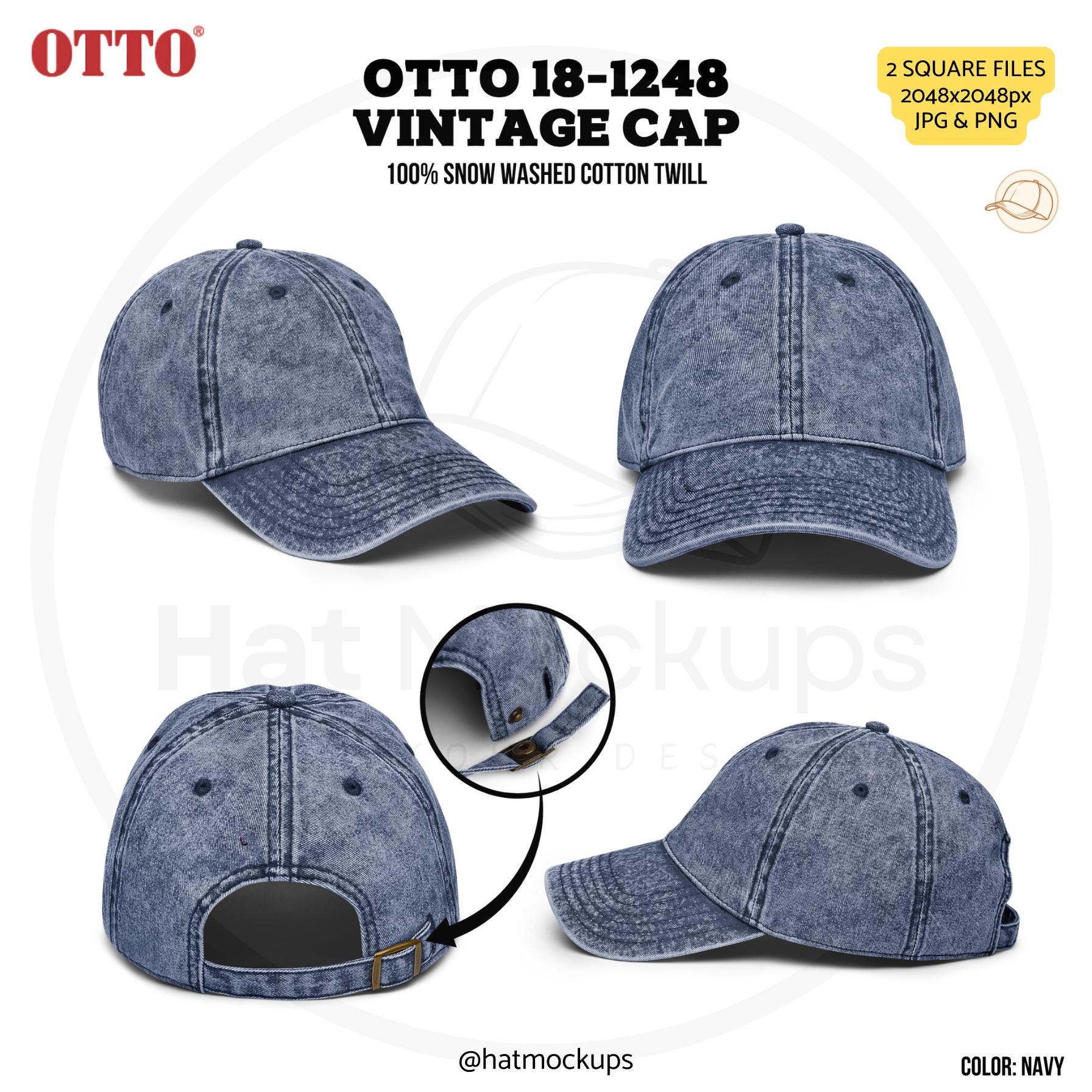 OTTO CAP 18-1248 Size Chart Color Chart OTTO 18-1248 Vintage Cap ...