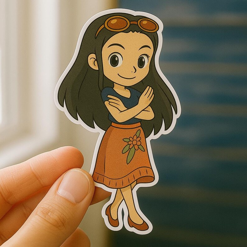 One Piece Pirate Nico Robin Inspired Sticker Kiss-cut - Perfect for ...