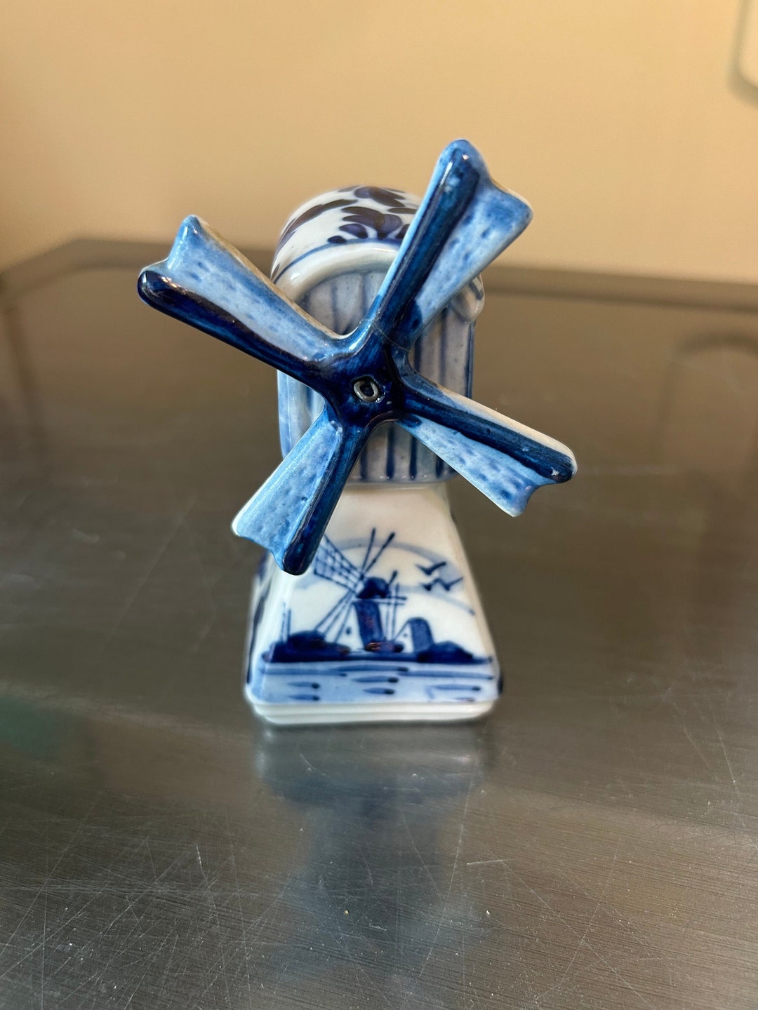 Blauw Delfts Hand Painted Windmill Made in Holland - Etsy