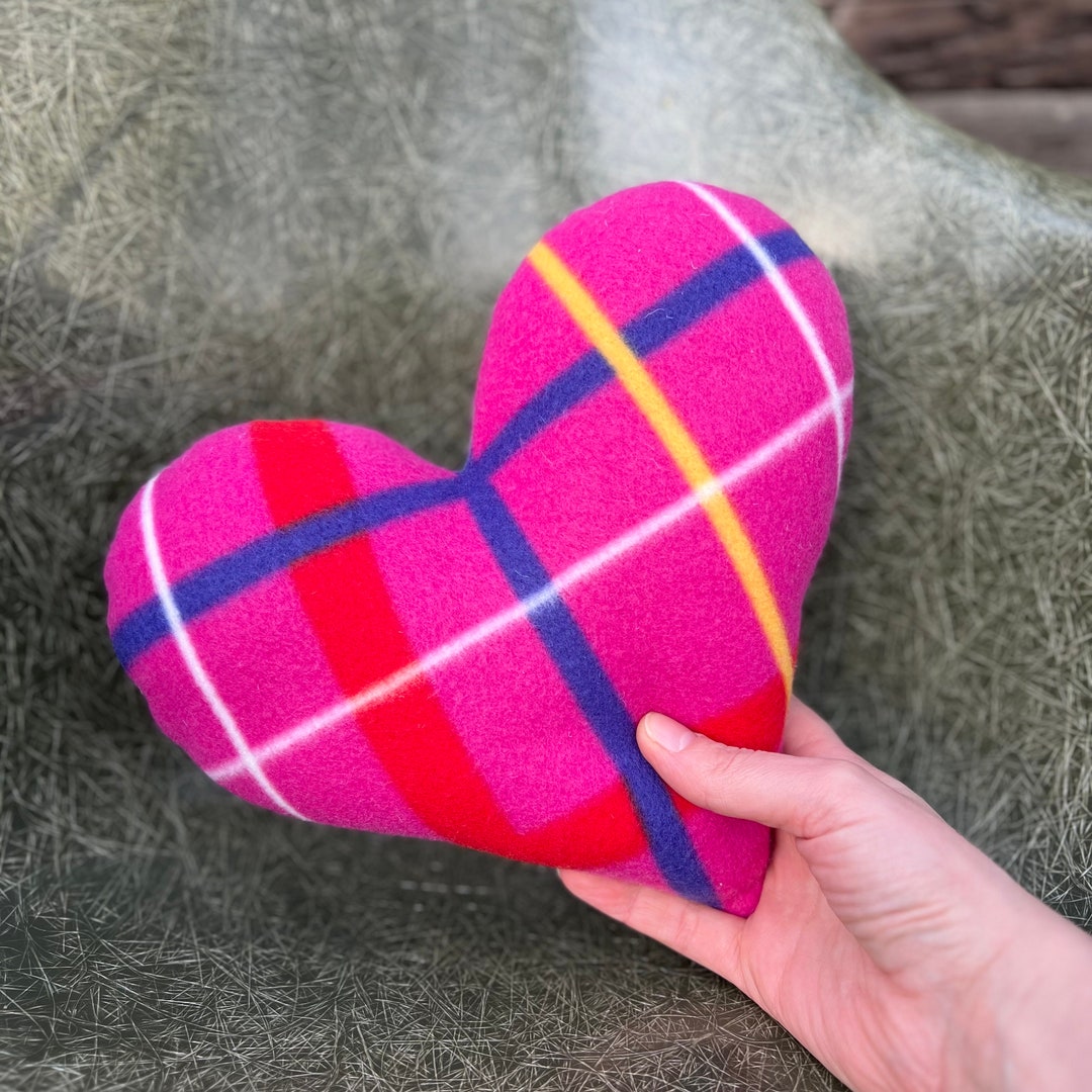 Squishy Heart Heart Shaped Stuffie Pillow - Etsy