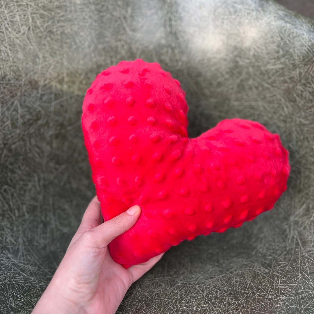 Squishy Heart Heart Shaped Stuffie Pillow - Etsy