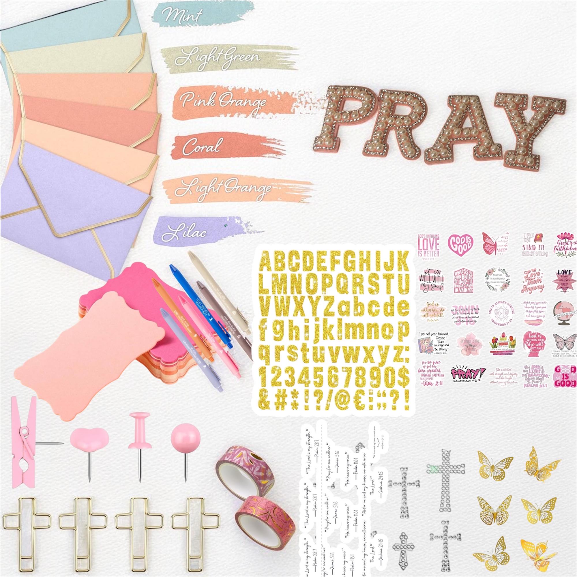 DIY Christian Prayer Board Kit: Faith-based Vision Board - Etsy