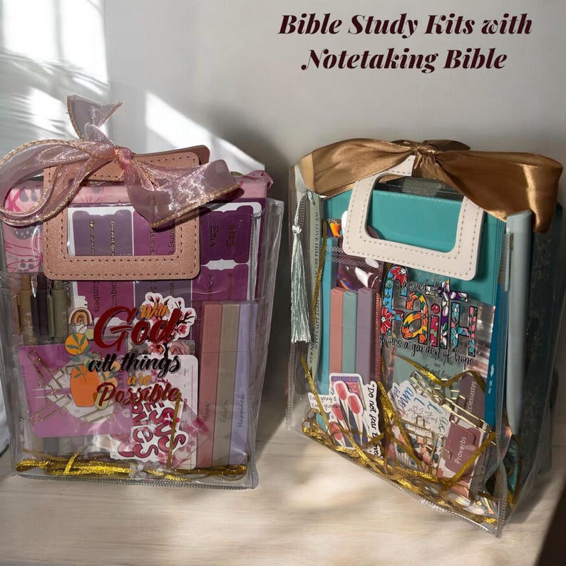 Bible Study Gift Bag Note Taking Bible Highlighters Tabs