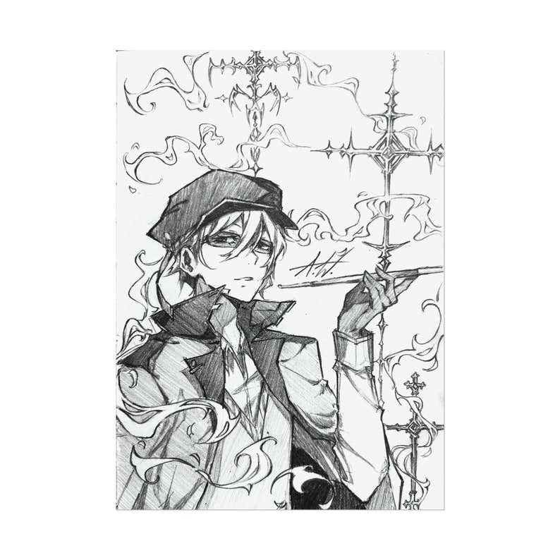 Yukito Ayatsuji BSD Print | 5" X 7" - Etsy