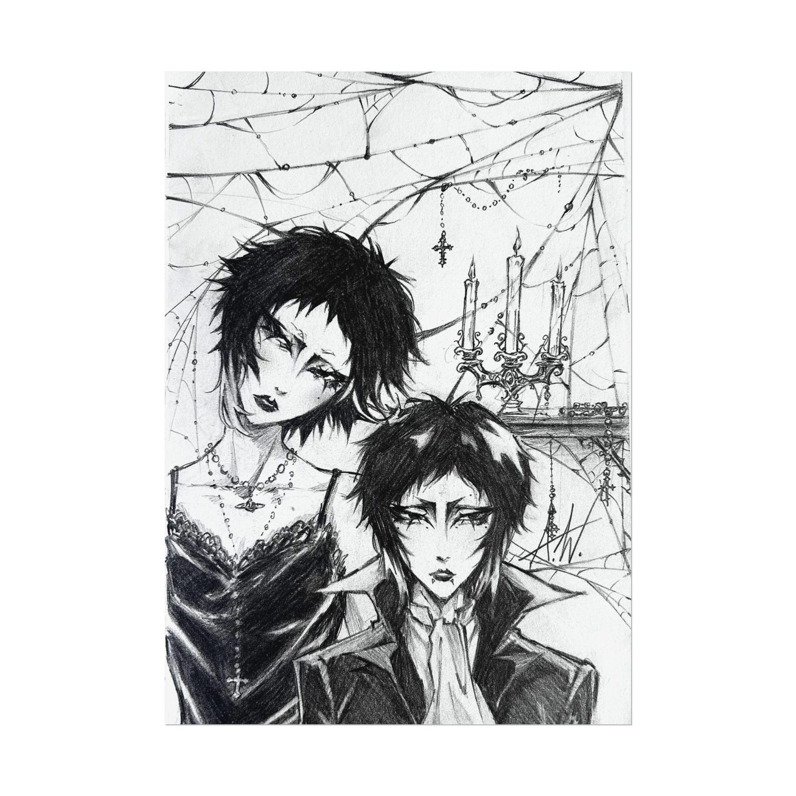 Goth Gawa BSD Print | 5" X 7" or 8" X 10" - Etsy