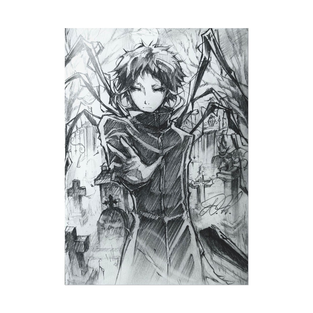 Akutagawa Cemetery BSD Print | 5" X 7" - Etsy