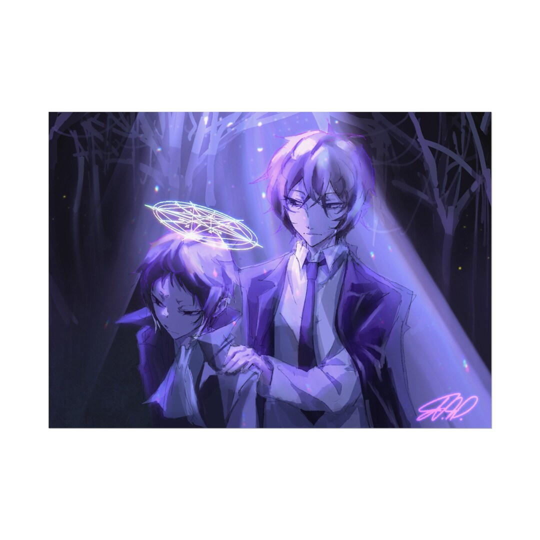 Dazai and Akutagawa BSD Print | 7" X 5" - Etsy