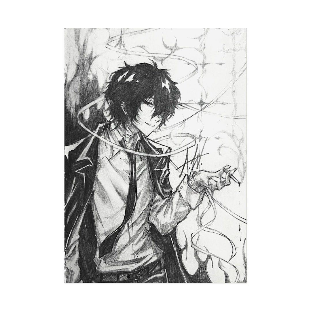 Dazai Port Mafia BSD Print | 5" X 7" - Etsy