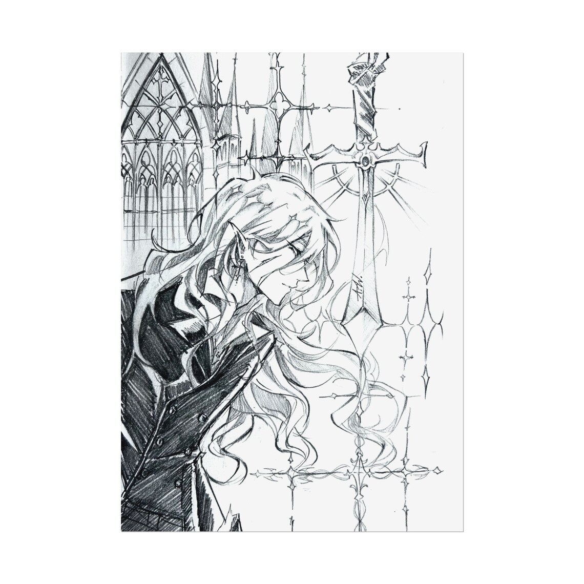 Bram Stoker BSD Print | 5" X 7" - Etsy