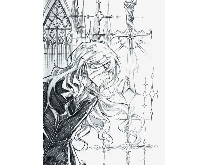 BSD Bungou Stray Dogs Pins - Sigma & Bram Stoker | Decay of the Angel ...