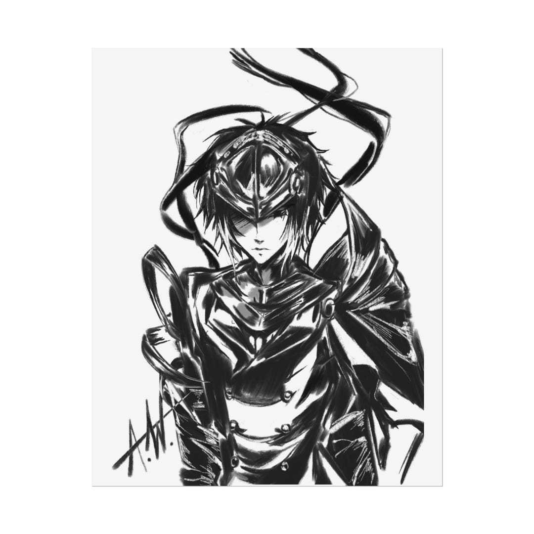 Knight Akutagawa BSD Art Print | 5" X 7", 6" X 8", or 8"x10" - Etsy