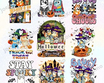 Bluey Halloween Png, Horror Character Png, Bluey Characters Png, Bluey ...