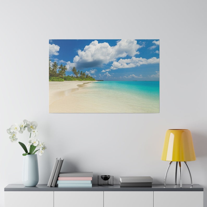 Ocean Oasis Canvas Wall Art Beach Wall Décor Beach Wall Art Beach ...