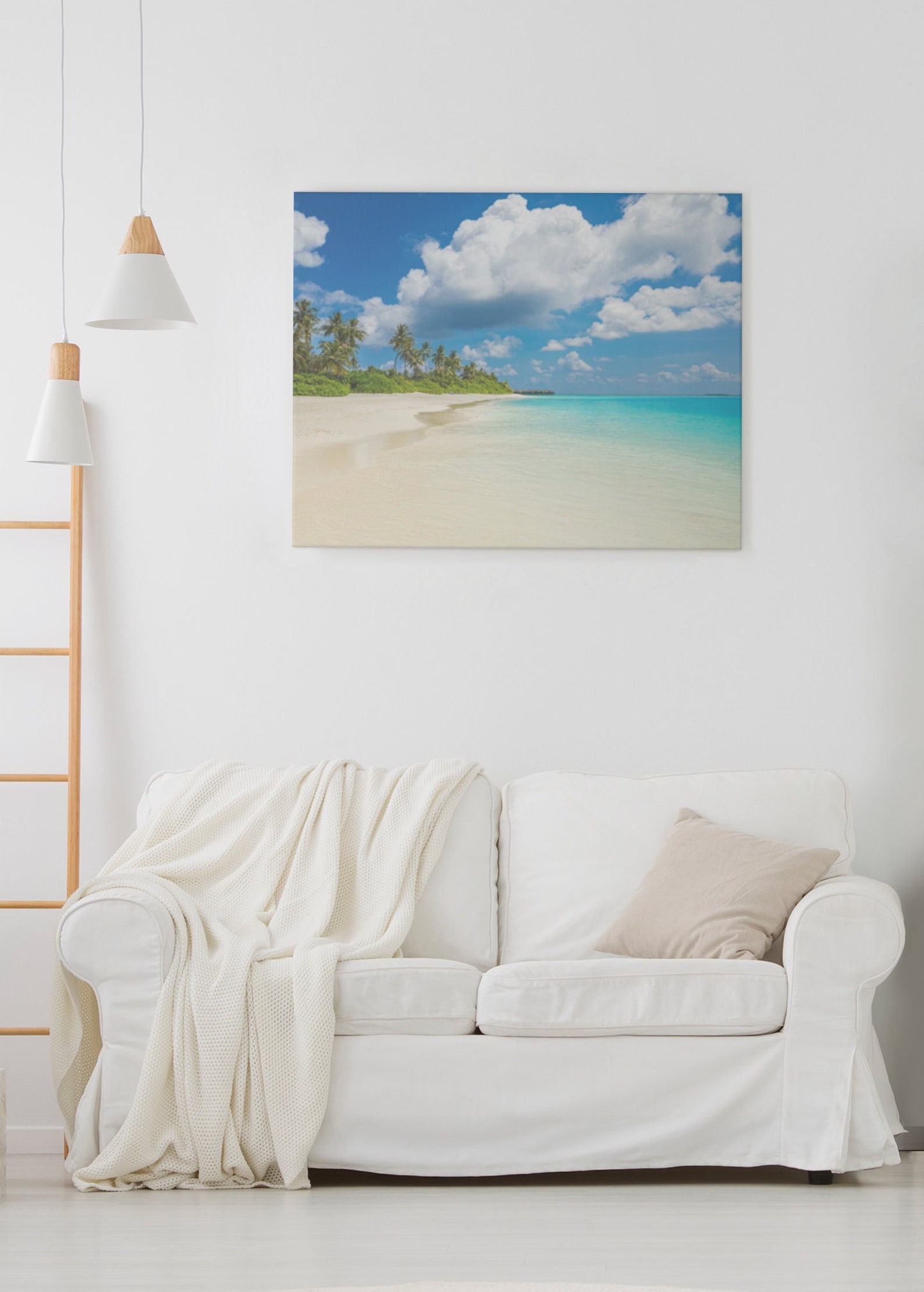 Ocean Oasis Canvas Wall Art Beach Wall Décor Beach Wall Art Beach ...