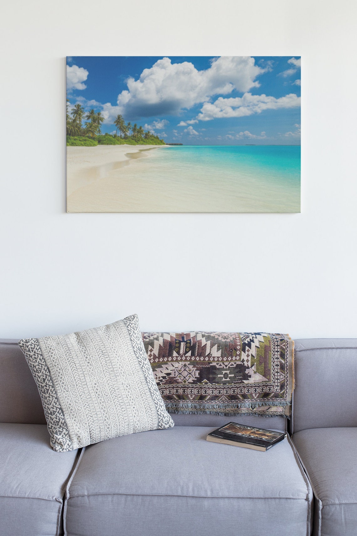 Ocean Oasis Canvas Wall Art Beach Wall Décor Beach Wall Art Beach ...