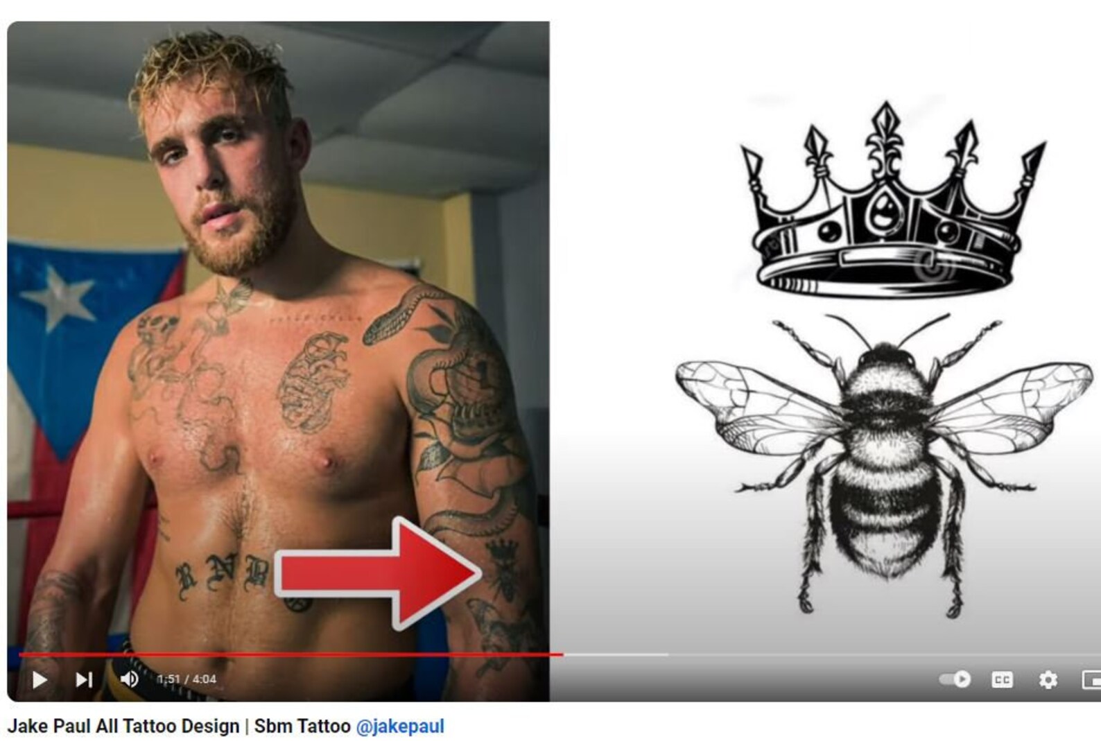Honeycomb Honeybee Jake Paul Tattoo Famous - Etsy