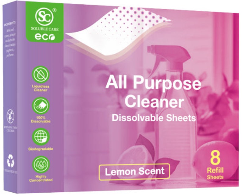 All Purpose Cleaning Sheets: Eco Friendly - Etsy