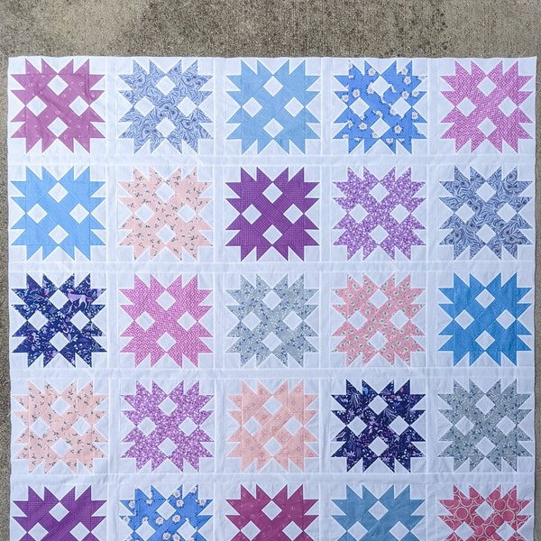 Two Color Quilt - Etsy