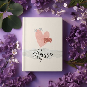 Personalized Notebook for Her, Back to School Notebook, Custom Name ...