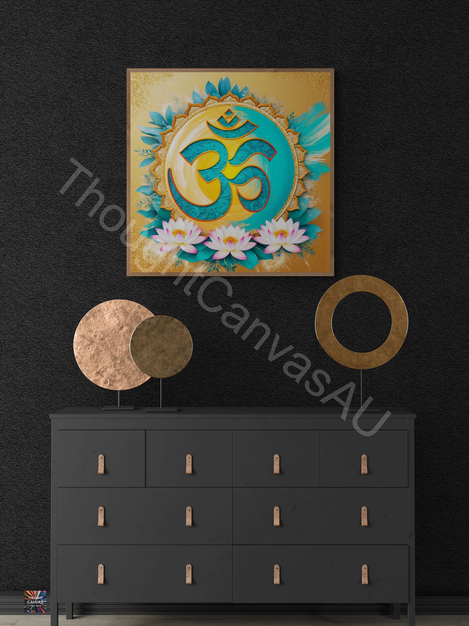 Om Symbol Printable Digital Art Print I Wall Decor Spiritual Download ...