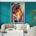 Indian Woman Portrait | Traditional Clothing | Colorful Art Print ...