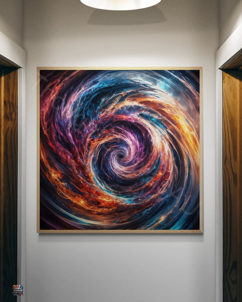 Mesmerizing Spiral Vortex | Abstract Art Print | Digital Download ...