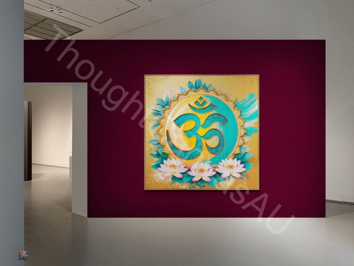 Om Symbol Printable Digital Art Print I Wall Decor Spiritual Download ...