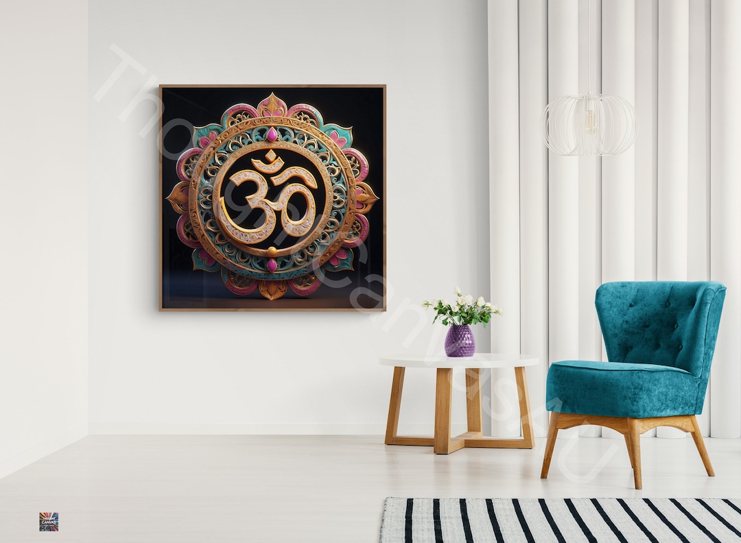 Om Symbol Printable Digital Art Print I Wall Decor Spiritual Download ...