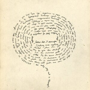 The Only Way Out is Through. Original Stitched Poem by Vivienne Strauss ...
