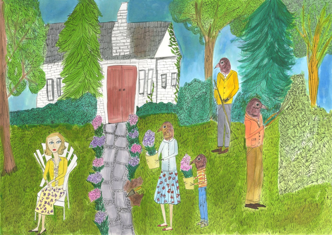 Allison Finch Was the Odd Bird of the Family. Original Painting by ...