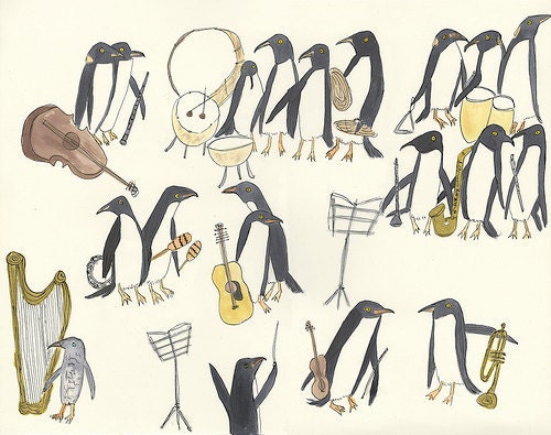 Unorganized Orchestra. Limited Edition Print by Vivienne | Etsy