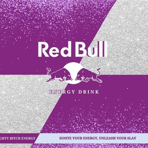 40oz Purple Redbull PNG - Etsy