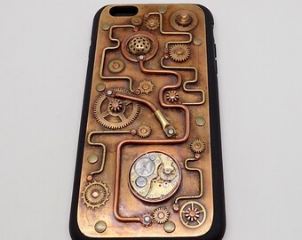 Steampunk phone case | Etsy
