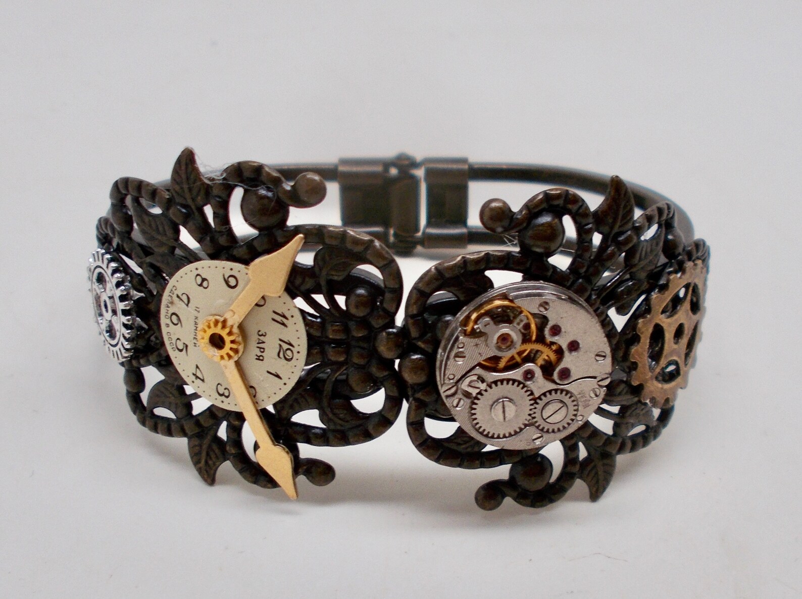Steampunk Cuff . Steampunk Bracelet. Steampunk Jewelry. - Etsy