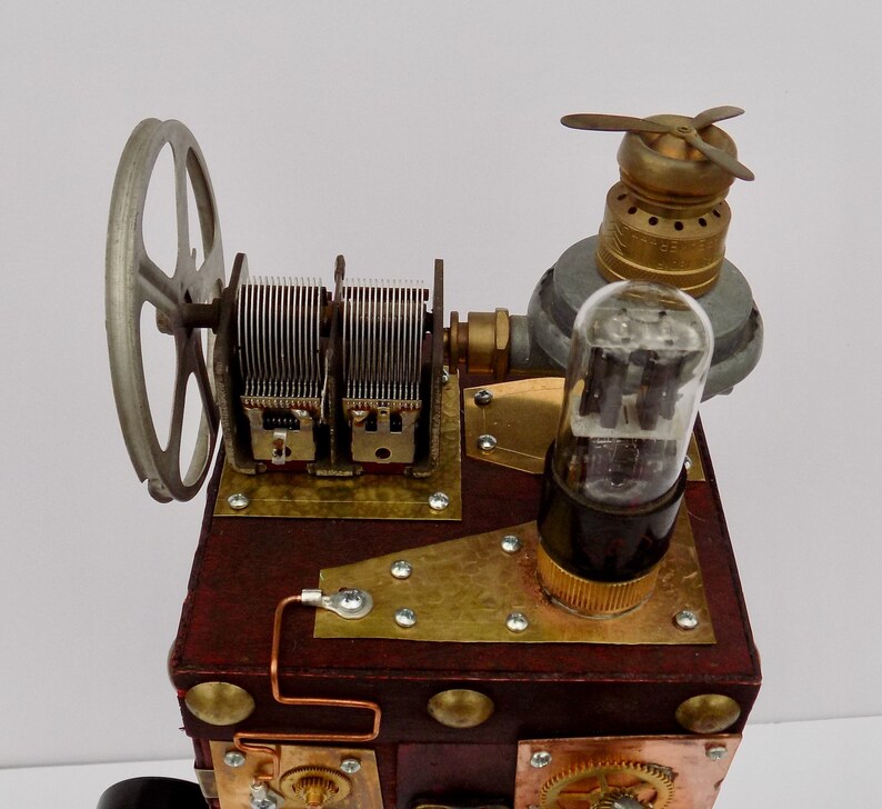 Desk Clock. Steampunk Clock. Steampunk Sculpture Steampunk - Etsy