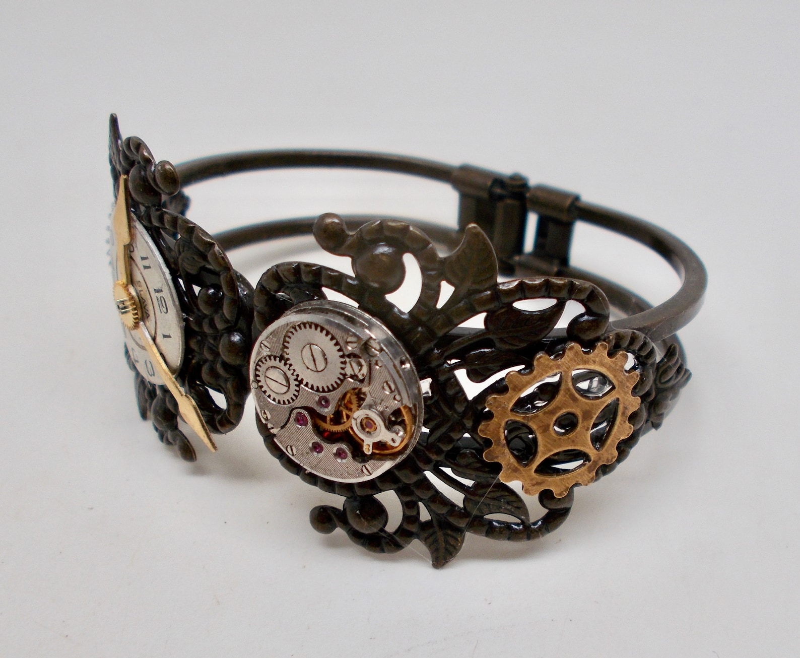 Steampunk Cuff . Steampunk Bracelet. Steampunk Jewelry. - Etsy