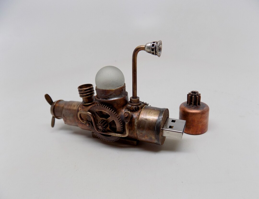 Flash Drive. Steampunk Usb Flash Drive 64gb.submarine Flash Drive ...