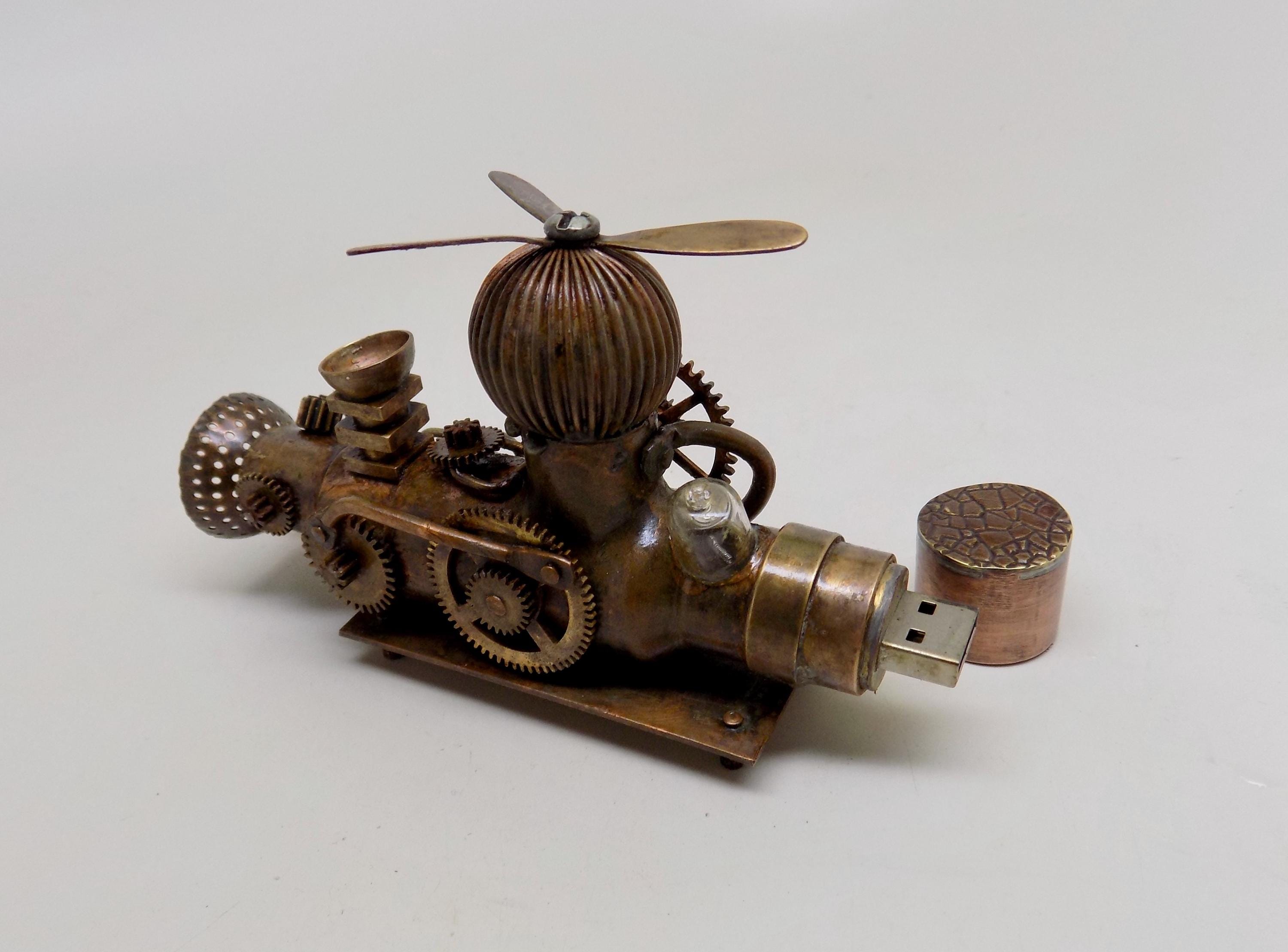Steampunk Flash Drive 64GB: Galactic Transporter Sculpture - Etsy